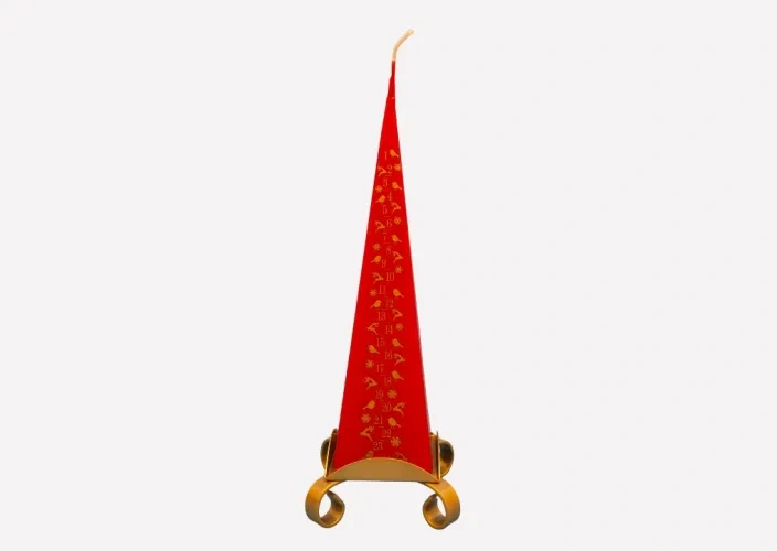 Red Pyramid Advent Candle | Aid to the Church in Need