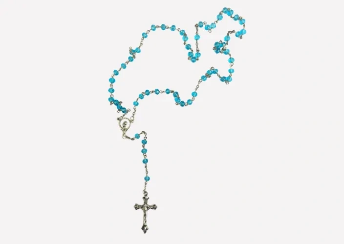 Syrian Blue Rosary | Aid to the Church in Need